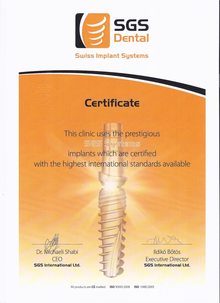 SGS Dental - system implantacji - Medyk Dent